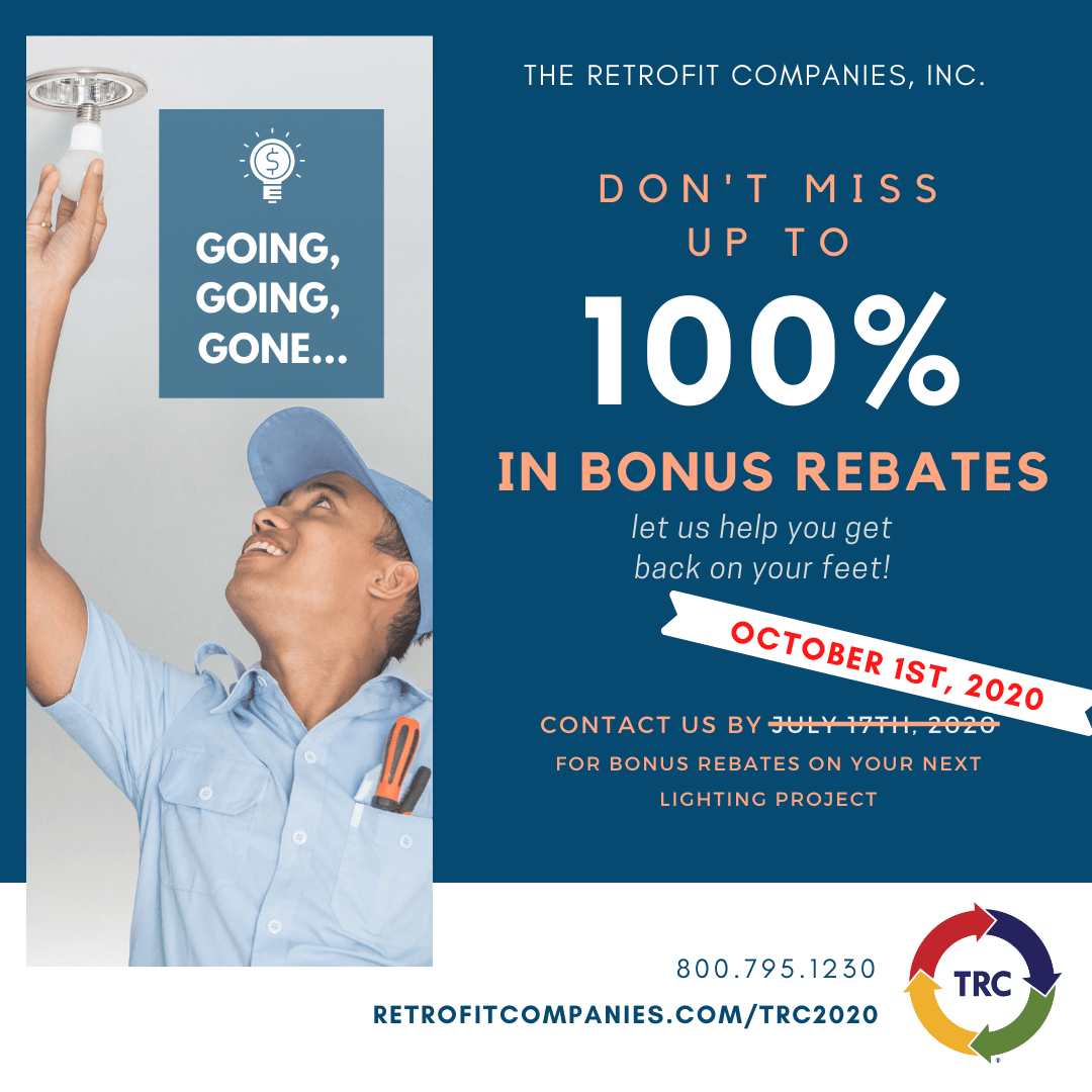 Bonus Lighting Rebates - Going Going Gone - MN, Midwest, Up to 100%